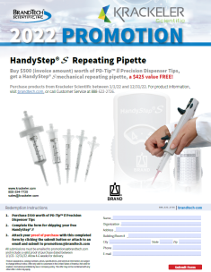 BrandTech - FREE HandyStep S with Dispenser Tip Purchase | Krackeler ...