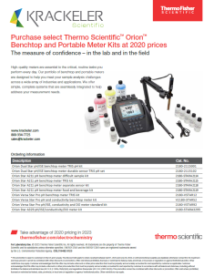 Thermo - Get Orion Meter Kits at 2020 Prices! | Krackeler Scientific, Inc.